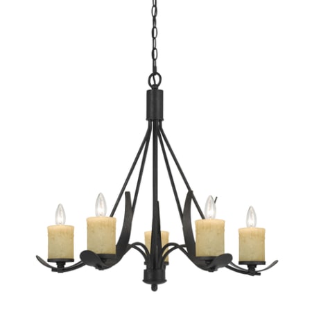Cal Lighting FX-3561/5 Morelis 5 Light 1 Tier Candle Style Chandelier ...