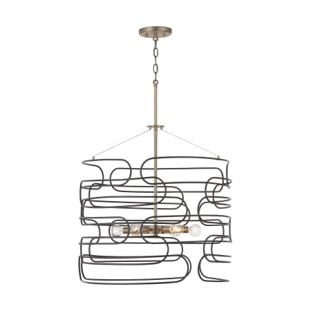 Capital Lighting 332161AB Arlo 6 Light 22" Wide Drum Chandelier ...