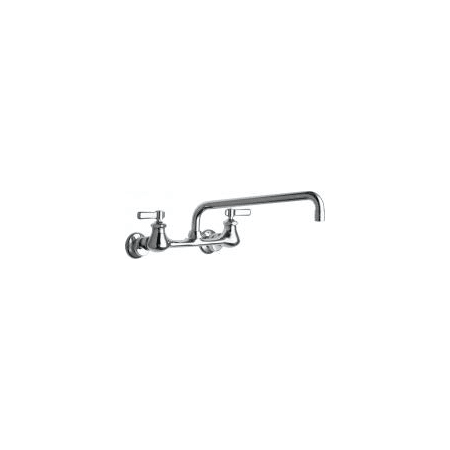 Chicago Faucets 540-LDL12E35XKABCP Wall Mounted Utility Faucet With ...
