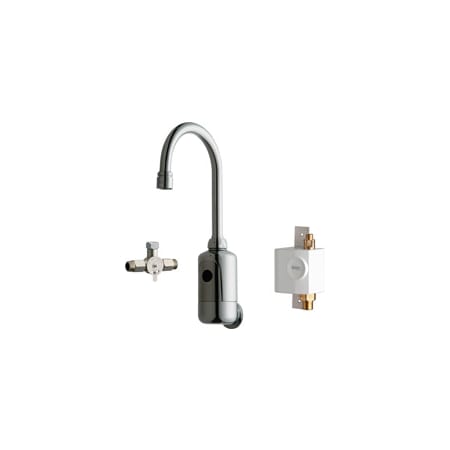 Chicago Faucets 116.964.AB.1 Wall Mounted Metering Faucet with ...