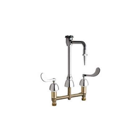 Chicago Faucets 201-AGN2BVBE7-317 Deck Mounted Laboratory Faucet with ...