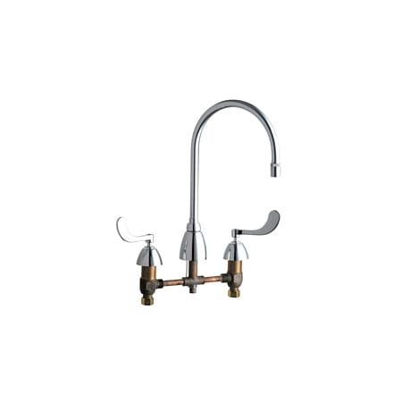 Chicago Faucets 201-AGN8AE29-317AB Commercial Grade High Arch Kitchen ...