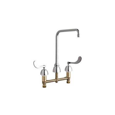 Chicago Faucets 201-AHA8-317ABCP Commercial Grade High Arch Kitchen ...