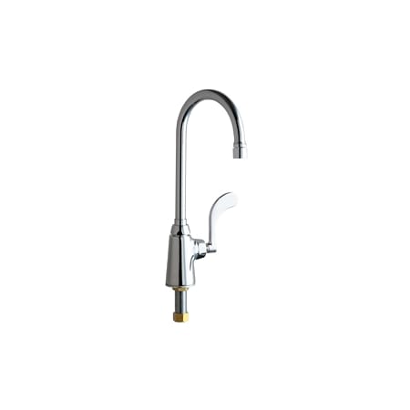 Chicago Faucets 350-E35VP317XKABCP Commercial Grade Single Hole Kitchen ...