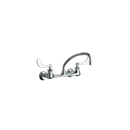 Chicago Faucets 631-L9ABCP Wall Mounted Utility / Service Faucet with ...