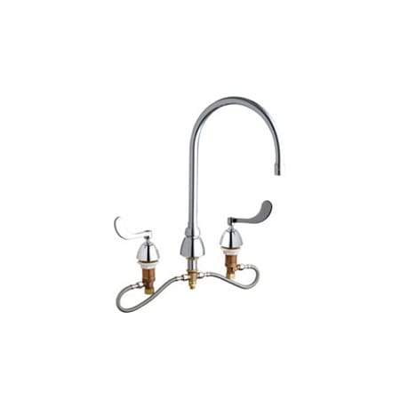 Chicago Faucets 786-HGN8AE3-317AB Commercial Grade High Arch Kitchen ...
