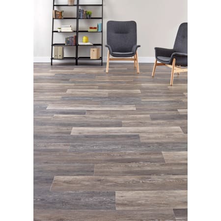 COREtec COREtec - Plus 7" Wide Dark Wood Hand Scraped Vinyl Flooring ...