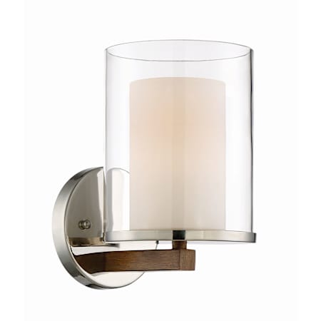 Craftmade 46461-PLNWB Lark Single Light 8-1/2" High Wall Sconce with ...