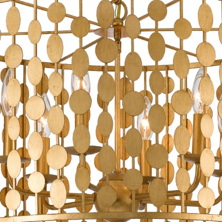 Crystorama Lighting Group 546-GA Layla 6 Light 24" Wide Pillar Candle ...