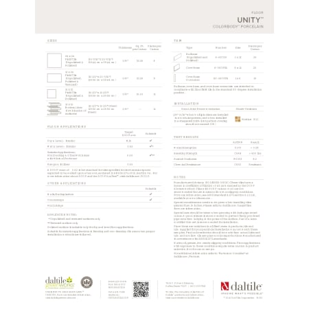 Daltile P4051224S1L Unity - 12" x 24" Rectangle Floor and Wall Tile ...