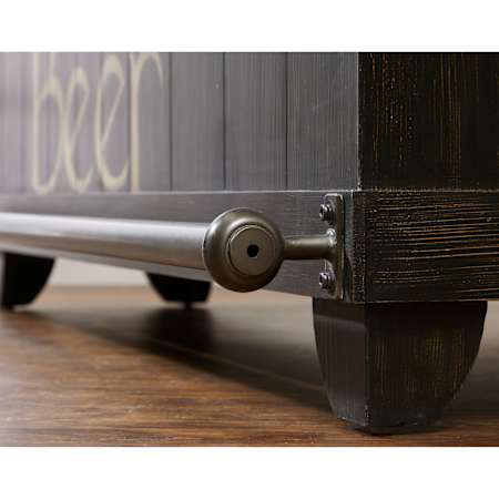 Delacora D259-410 Bourbon Ranch 64" Wide Wood "Scotch Bourbon Beer ...