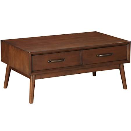 Delacora DS-D061007 Draper 40" Wide Hardwood Coffee Table | Build.com