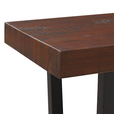 Delacora BD60SWDGY Aurora 60" Wide Metal and Wood | Build.com