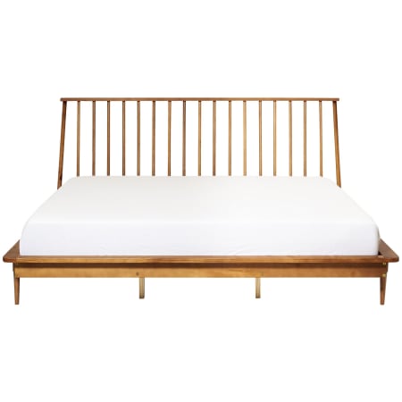 Delacora BDKSPINCA Charlotte - Mid Century Modern Solid Wood Spindle Platform King Bed | Build.com
