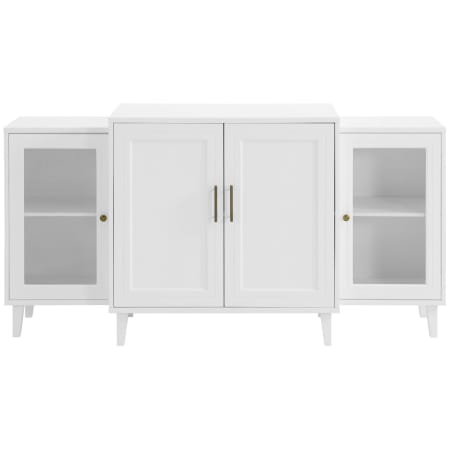 Delacora BDU62LAU4DBL Contemporary 62"W 4-Door Breakfront | Build.com