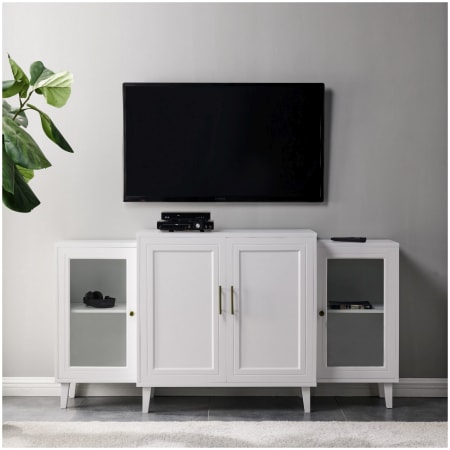 Delacora BDU62LAU4DBL Contemporary 62"W 4-Door Breakfront | Build.com