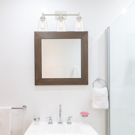 Designers Fountain 95703-BG Westin 3 Light 23" Wide Bathroom Vanity ...