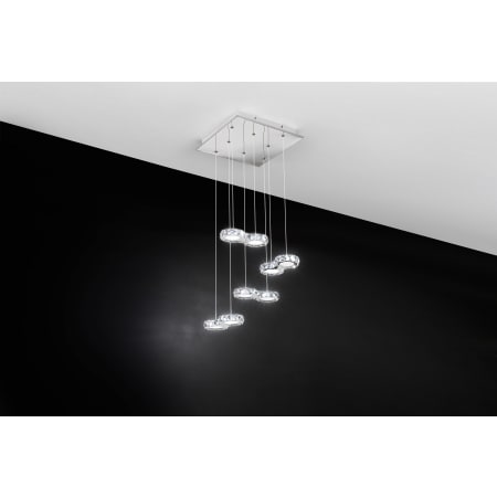 Eglo 39013A Corliano 17" Wide 8 Light Square Multi Light LED Pendant ...