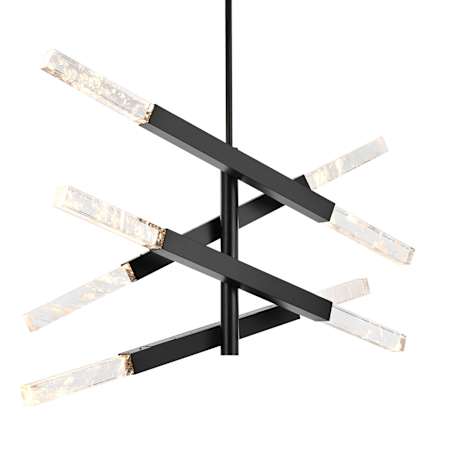 Elegant Lighting 2085L4BK Ari 8 Light 48" Wide LED Multi Light Pendant ...