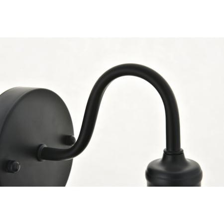 Elegant Lighting LD4040W8BK Waltz Single Light 8" Tall | Build.com
