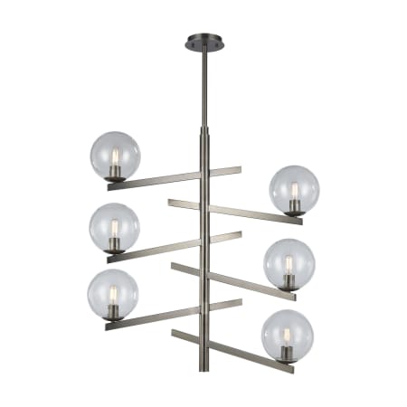 Elk Lighting 12183/6 Globes of Light 6 Light 34" Wide Chandelier ...