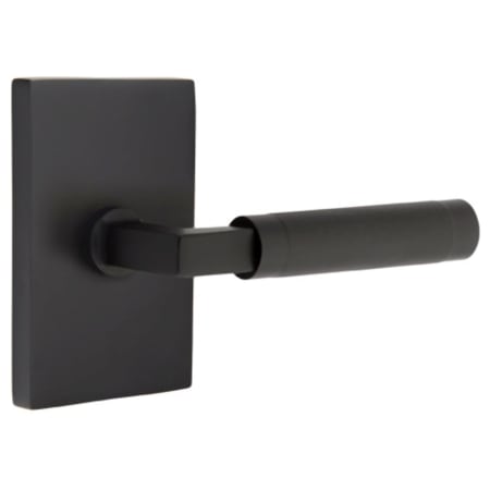Emtek 5112US19.LSUS19.KNUS19.RH Knurled L-Square Right Handed Passage ...