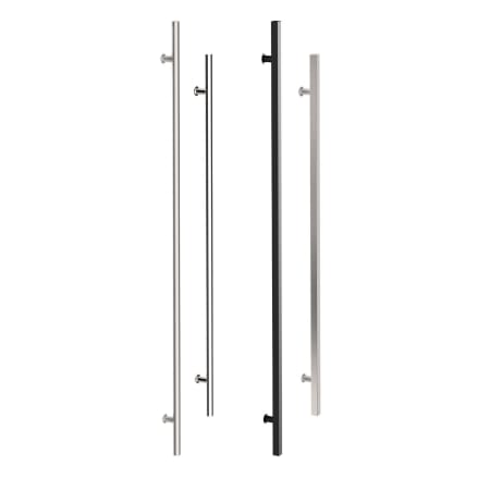 Emtek 86188SS 72 Inch Long Single Square Door Pull | Ferguson Home