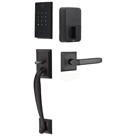 Emtek EMP22225MRHUS19 Empowered 2 Franklin Right Handed Sectional Electronic Touchpad ...