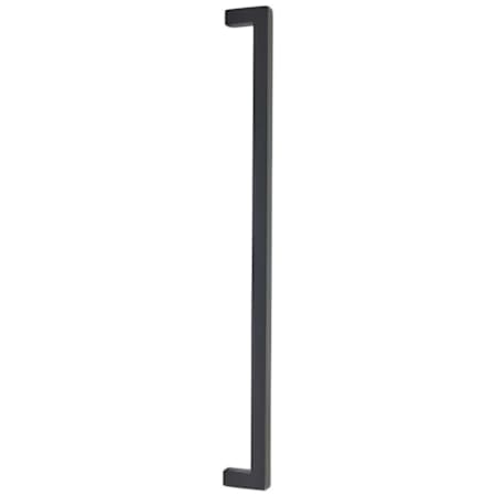 Emtek GBTB86675FB Rustic Modern 18" Center to Center Back to Back Appliance Door Pull Set ...