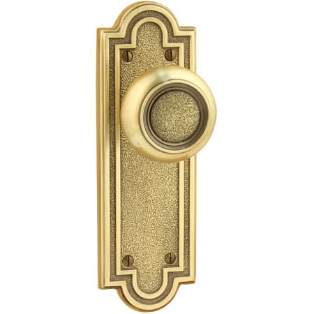 Emtek 8202US7 7-1/2" Height Belmont Sideplate Brass Modern Privacy ...