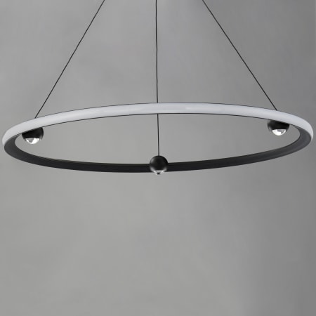 ET2 E23514-AL Nodes 40" Wide LED Ring Chandelier | Ferguson Home