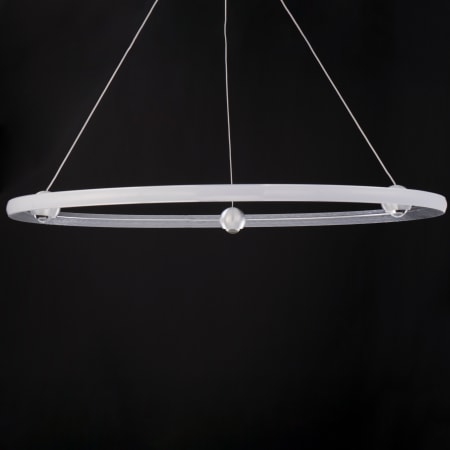 ET2 E23514-AL Nodes 40" Wide LED Ring Chandelier | Ferguson Home