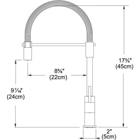 Franke FF2800 Planar 8 Pre-Rinse High-Arc Kitchen Faucet | Ferguson Home