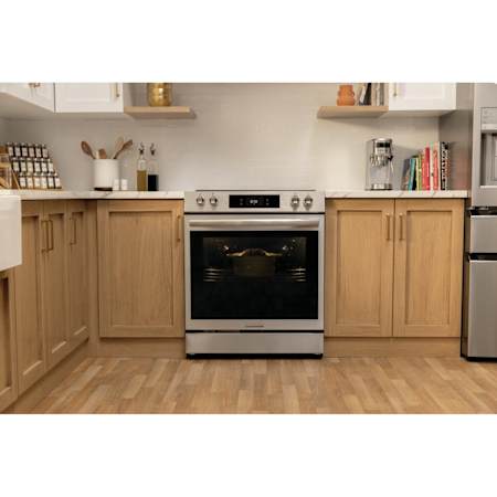Frigidaire GCFE3070BF Gallery 30 Inch Wide 6.2 Cu. Ft. Free Standing ...