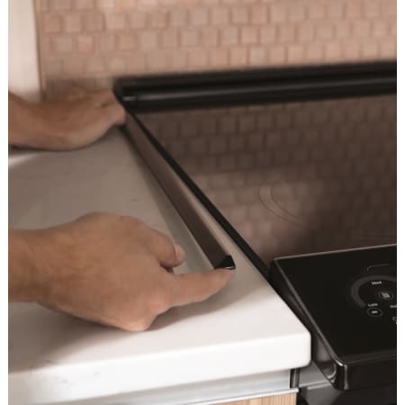 GE PHS930FLDS 30 Inch Wide 5.3 Cu. Ft. Slide-In Induction Range with ...