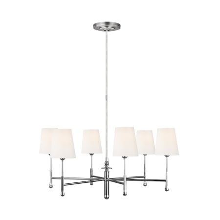 Generation Lighting TC1016PN Capri 6 Light 34" Wide Chandelier ...