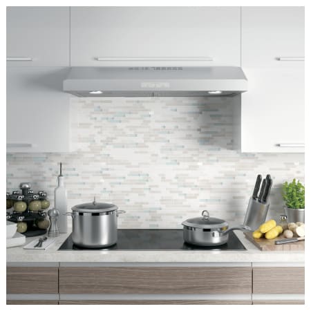 GE Profile PVX7360SJSS 400 CFM 36 Inch Wide Under Cabinet Range Hood ...