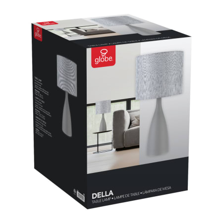 Globe Electric 12854 Della Single Light 22" Tall Table Lamp with Gray ...