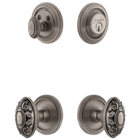Grandeur 826747 Circulaire Solid Brass Single Cylinder Keyed Entry ...
