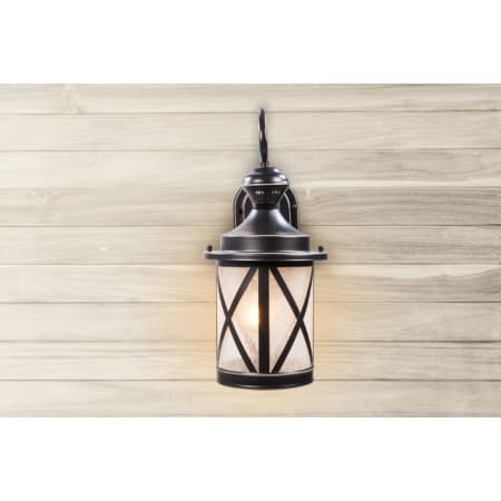 Heath Zenith HZ-4298-SB-G 18" High Single Light Outdoor Wall Sconce ...