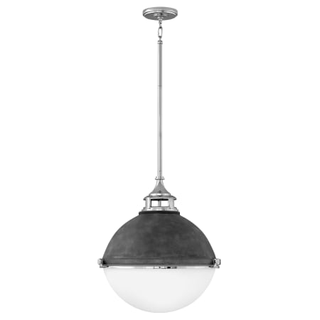 Hinkley Lighting 4835DZ-PN Fletcher 2 Light 18" Wide Pendant with ...