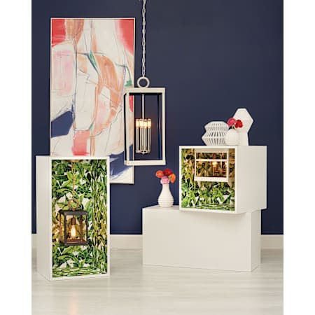 Hinkley Lighting 4075HB-WT Porter 4 Light 12" Wide Lisa McDennon Multi ...