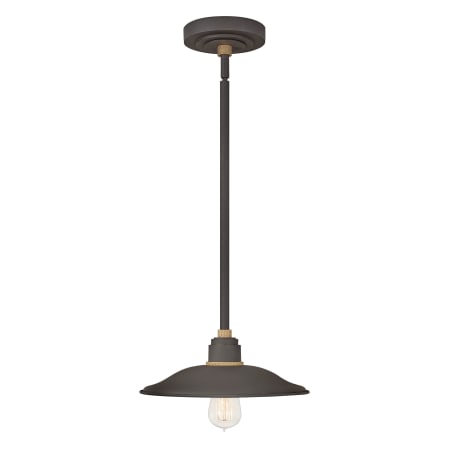 Hinkley Lighting 10786GW Foundry Single Light 12" Wide Outdoor Pendant ...