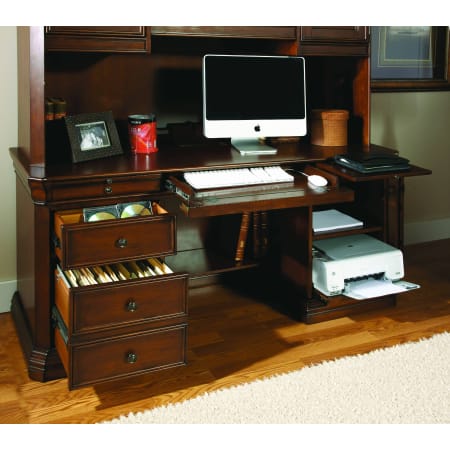 Hooker Furniture 258-10-464 Cherry Creek 66" Wide Home Office Executive Computer Desk Credenza ...