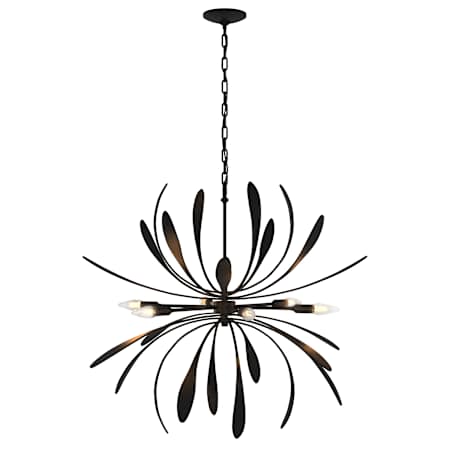 Hubbardton Forge 104350-1015 Dahlia 6 Light 33" Wide Taper Candle Style ...