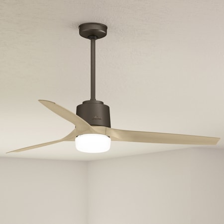 Hunter 51386 Neuron 60" 3 Blade Smart LED Indoor Ceiling Fan with ...