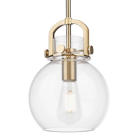 Innovations Lighting 410-1SS-CB-G410-8CL Newton Sphere 8" Wide Mini ...