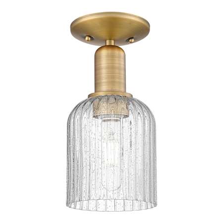 Innovations Lighting 716-1C-BB-G559-5SDY Bridal Veil 5" Wide Semi-Flush ...