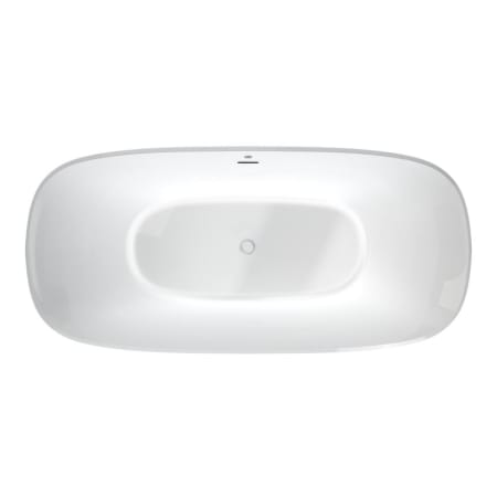 Jacuzzi AZF6731BCXXXXW Azzurro 67" Freestanding Soaking Bathtub with ...