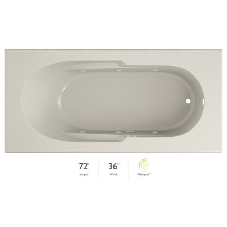 Jacuzzi LV65969 Signature 72" Whirlpool Drop-In Bathtub with Right ...